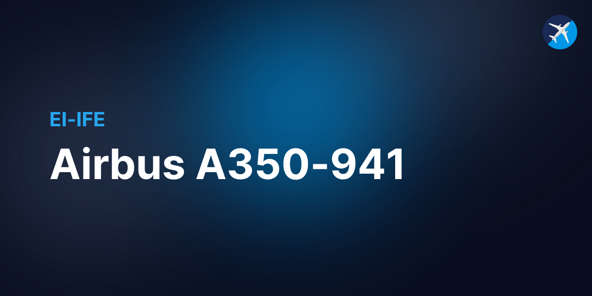 EI-IFE - Airbus A350-941 from ITA Airways