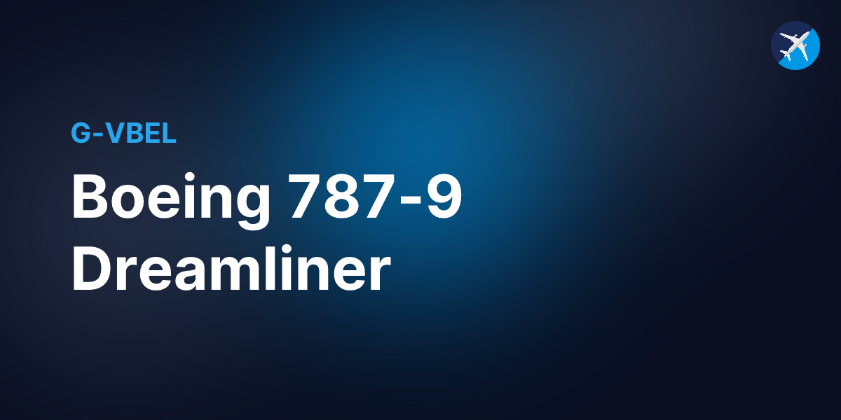 G-VBEL - Boeing 787-9 Dreamliner from Virgin Atlantic