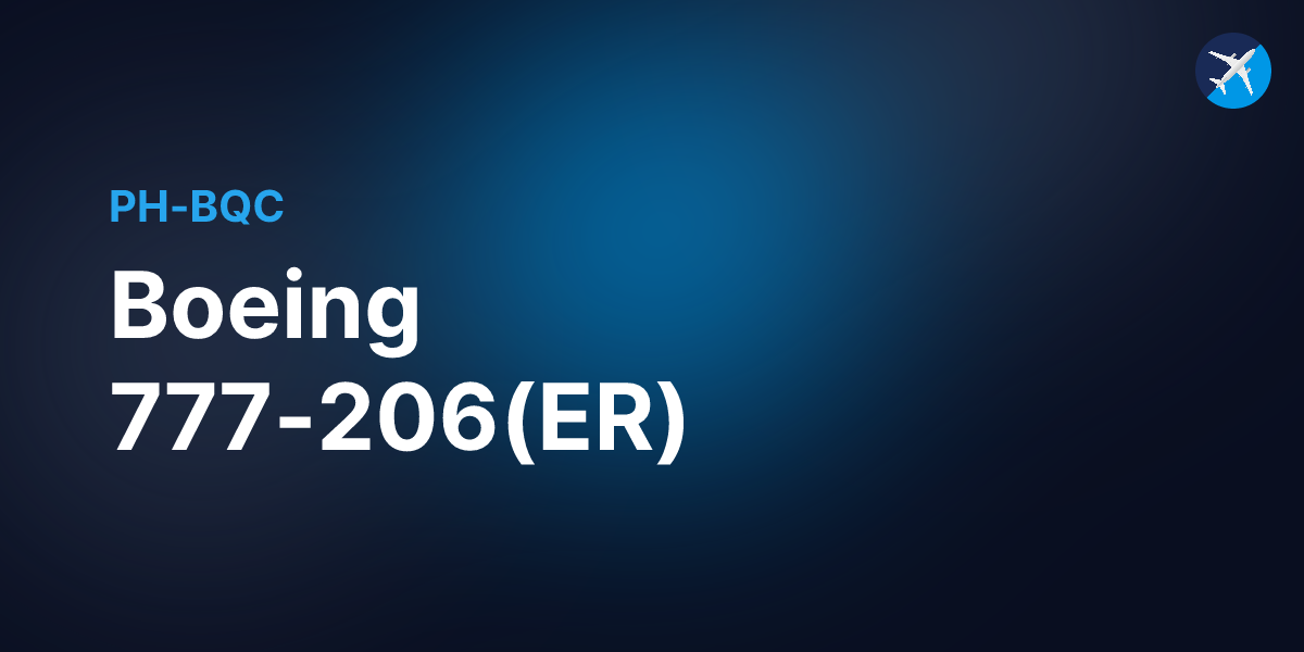 PH-BQC - Boeing 777-206(ER) from KLM Royal Dutch Airlines